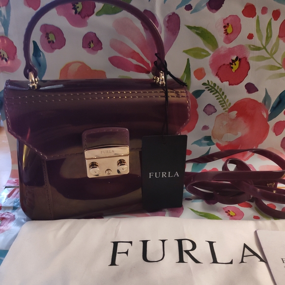 Furla | Bags | Furla Candy Bon Bon Mini Satchel With Detachable Strap ...